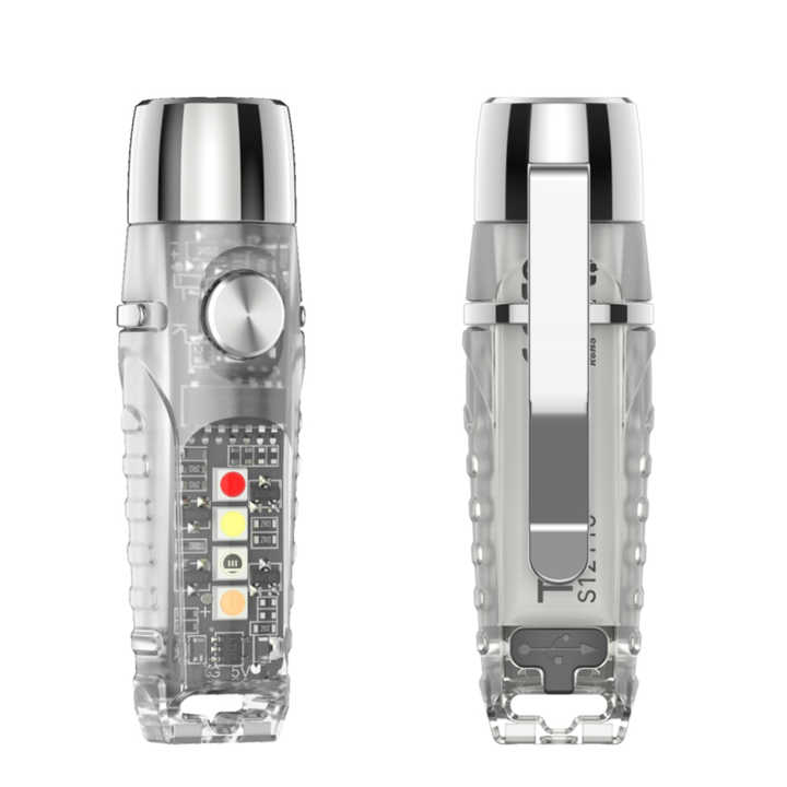 Asafee S12 Pro 750LM Rechargeable USB Keychain Flashlight IP66 ...