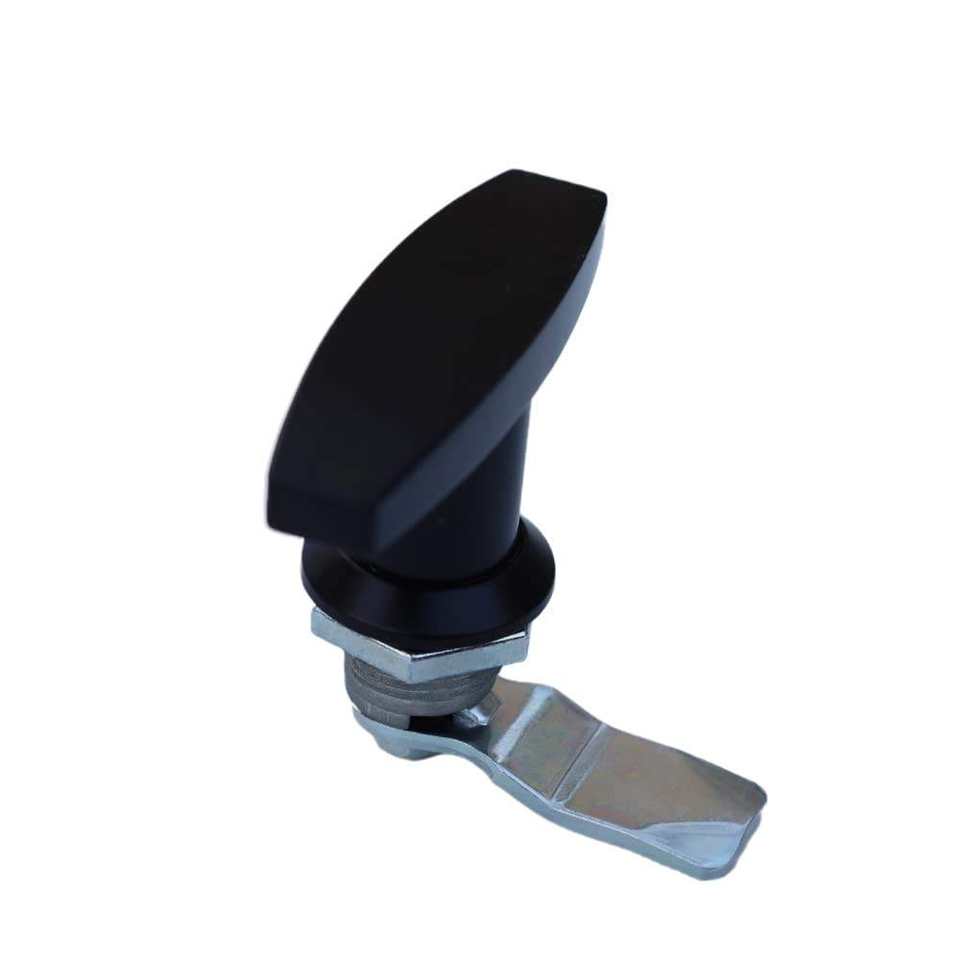 Black T Handle Cylinder Lock Compression Thumb Operated Offset Cam Lock ...