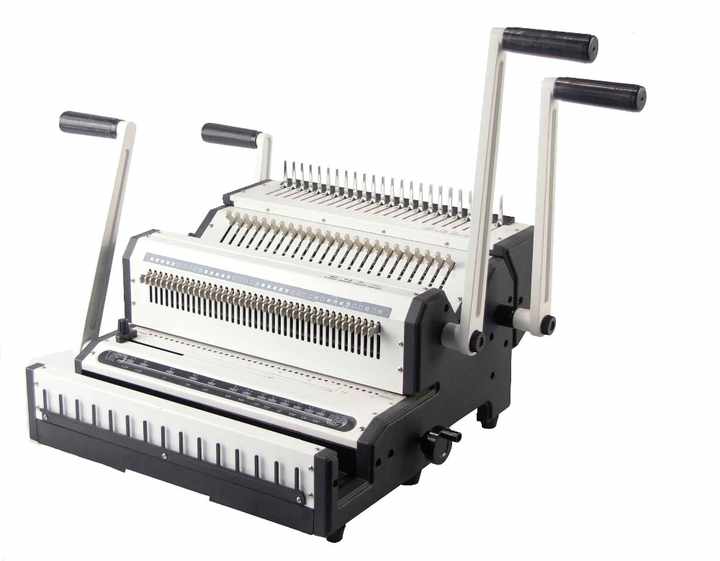 2 in 1 Manual Hand Operated Spiral Wire Binding Machine