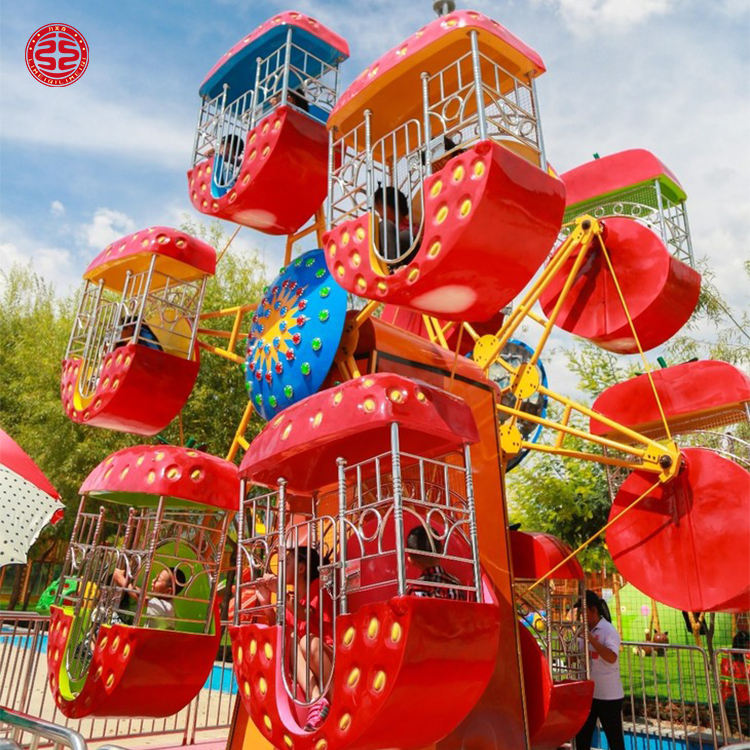 Outdoor Public Amusement Theme Park Game Kids Small Mini Ferris Wheel ...
