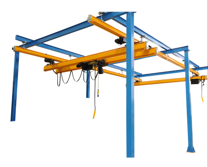 Hot Sale 0.5Ton 1Ton 2Ton Lightweight KBK Model Cranes for Factory Roof ...