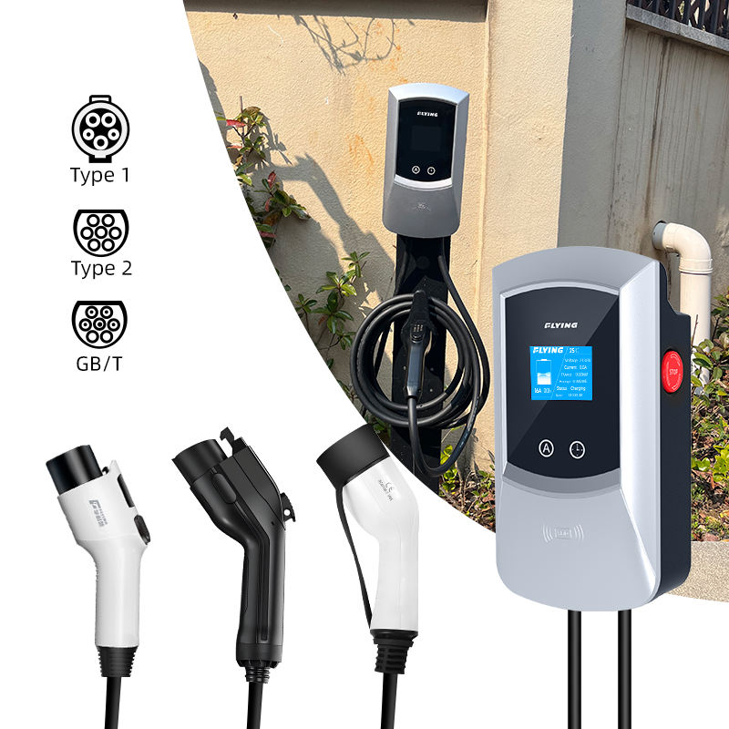 32A Portable EV Charger 7KW Level 2 Type 2 GBT Type 1 NACS EVSE ...