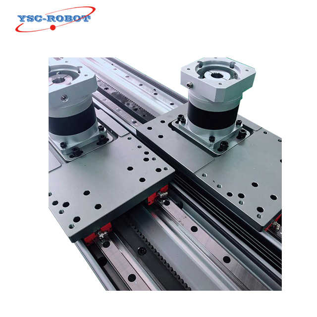 Heavy Duty CNC Motorized XYZ Gantry Robot System Rack and Pinion Guideway Slide Table Stage ...
