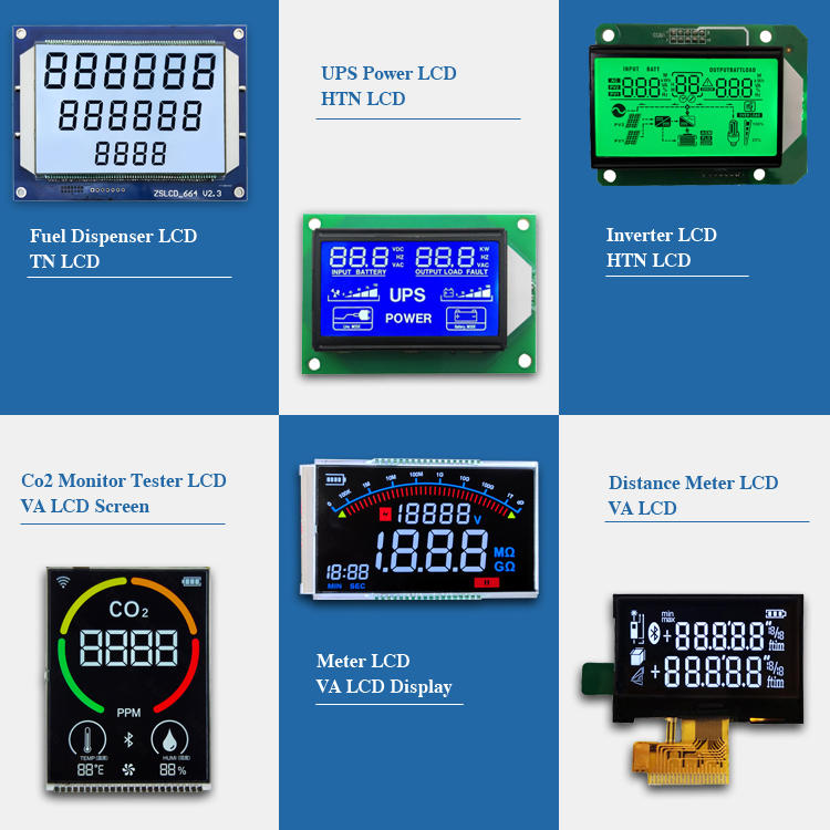 Tn Htn Stn LCD UPS Power Supply Display Module COB LCD Custom 7 Segment ...