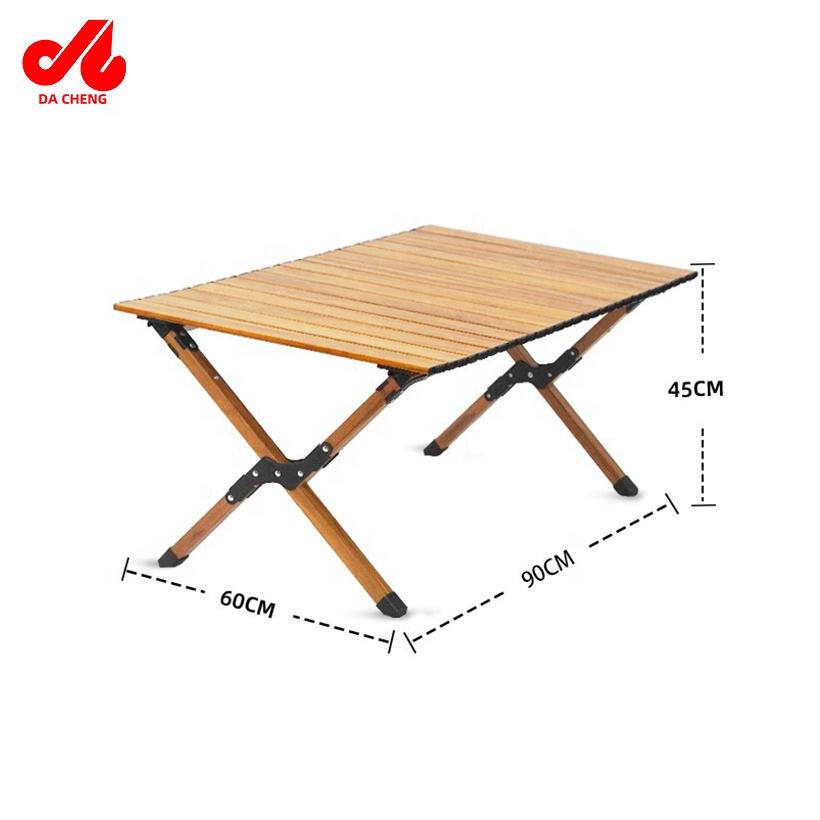 Hot Sale Outdoor Modern Folding Picnic Basket Wooden Camping Table ...