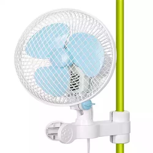 6 Inch Clip Fan - Oscillating Grow Tent Fan with Two Speeds