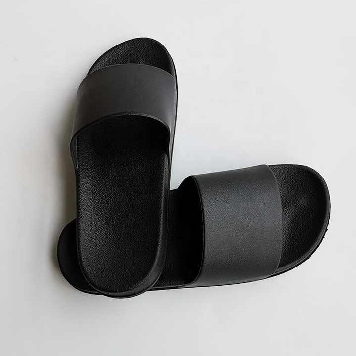 OEM Custom Black Slides Footwear Sandal PVC - Fashion & Comfort