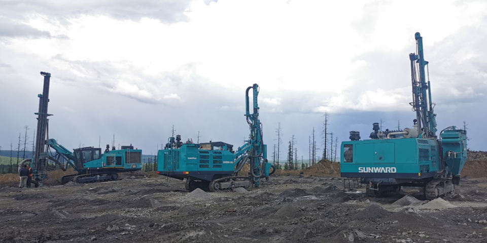 Sunward SWDH115S Essential Construction Equipment Coal Mining Machinery ...