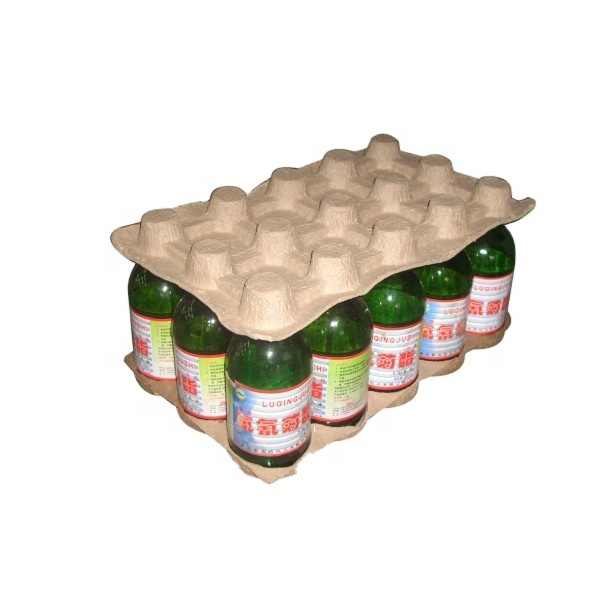 Moulded Pulp Paper Wine Bottle Packaging for Sale| Alibaba.com