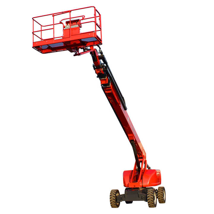 Cherry Picker Trailer Mounted Man Lift Telescopic Boom Lift