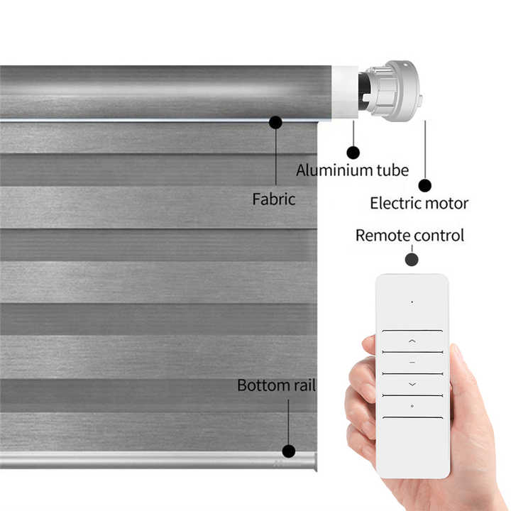 Smart Wireless Electric Motor for Curtains Roller Blinds Tubular Blind ...