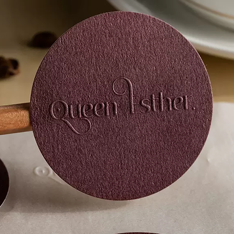 Custom Luxury Sticker Logo Wholesale for Cosmetic Packaging