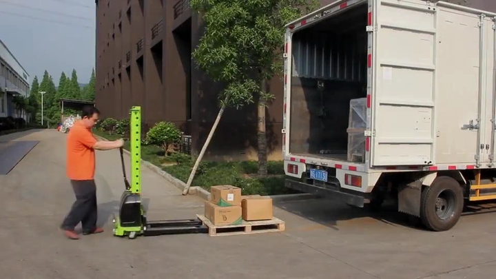 Industrial Self-Propelled Pallet Stacker | 500kg Load | 1600mm Lift ...