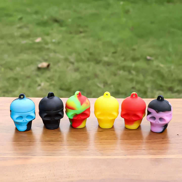 4 ml Ghost-shaped Silicone Box Mini Silicone Containers Non-stick Jars ...