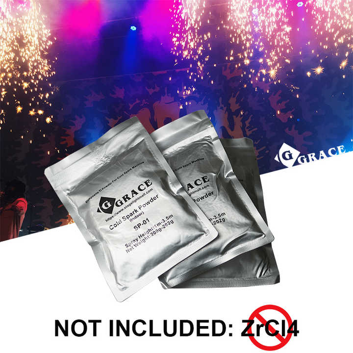 Grace 200g Titanium Powder for Cold Spark Machine Effects