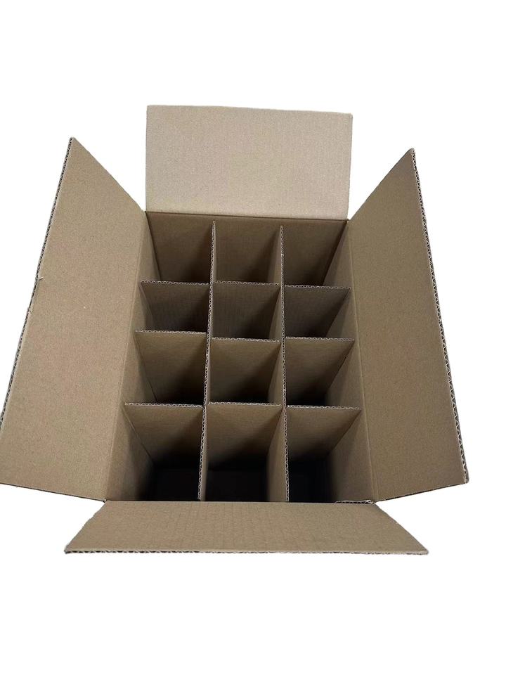 Pack Bottle Carrier Beer Box with Insert Divider Custom Water Bottle ...