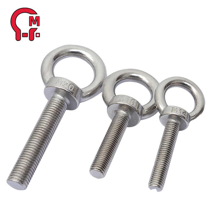 Wholesale M2 M6 M14 M24 Eye Bolt DIN580 Stainless Steel