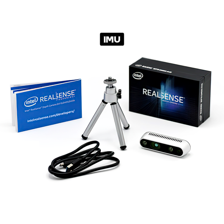 Intel RealSense D435i 3D Camera for 3D Modeling & Face Recognition OEM
