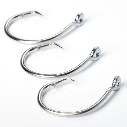 Custom Stainless Steel Big Game Sea Tuna Fishing Hooks 39960 Shark ...