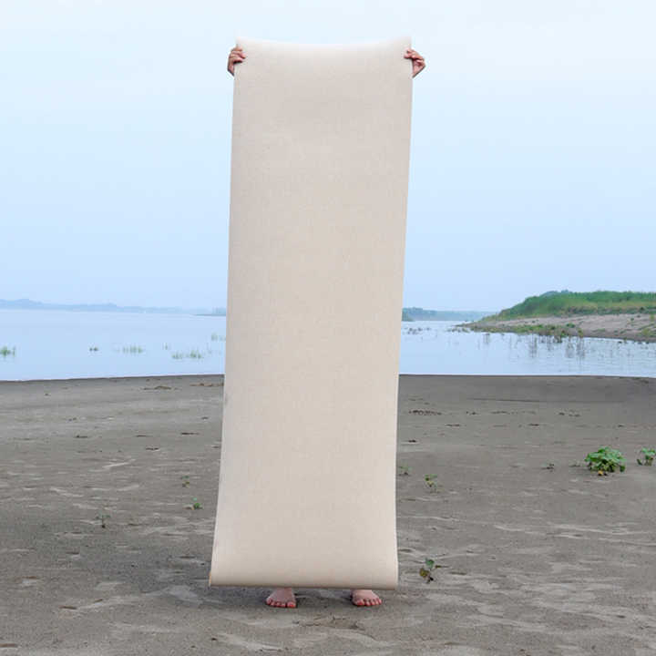 Natural Jute Hemp Rubber Yoga Mat - Durable & Comfortable