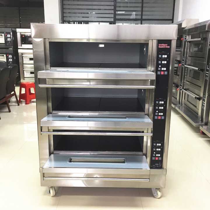 Automatic Electric Six-Plate Deck Oven Independent Temperature Control ...