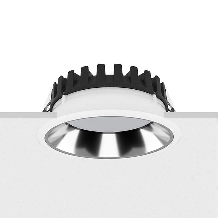 Round Ceiling Recessed Dimmable Aluminum Downlight 12W 15W 20W 28W 40W ...