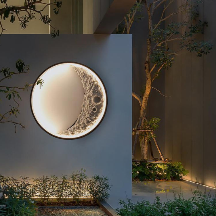 Texture Moon Light Lunar Soil Lampshade for House Decoration