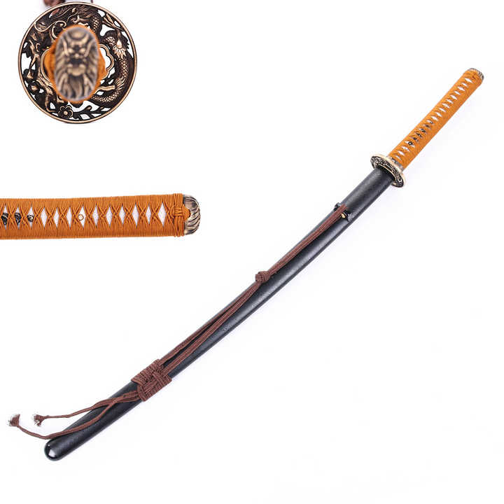 Good Quality Japanese Samurai Wood Swords Full Tang Blade Toy Swords ...