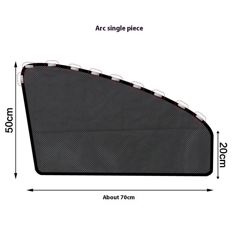 BMW Car Sun Shield with Magnet Non-Automatic Telescopic