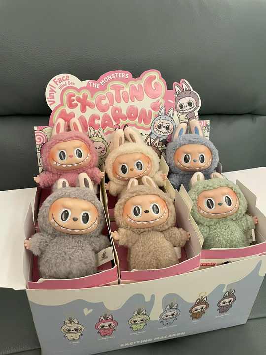 Labubu Toys PopMart Blind Box - Monsters-Heart Macaron Vinyl Collectible