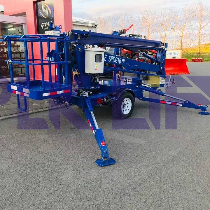 New AWP Man Lifts Chassis-Mounted Telescopic Trailer Hydraulic Platform ...