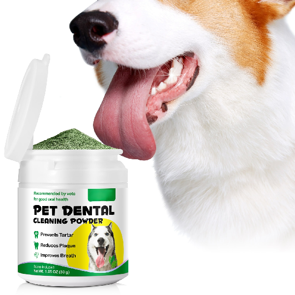 OEM 30g Organic Dental Cleaning Powder for Dogs Pet Oral Care Whitening ...