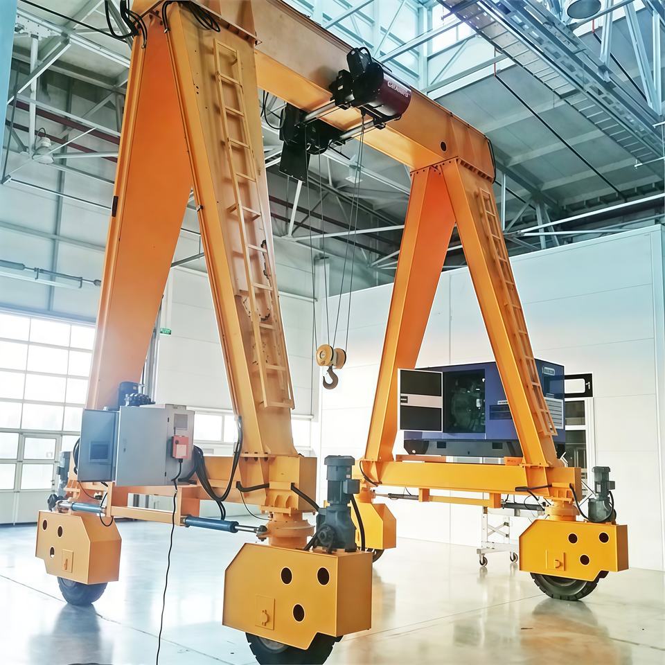 CraneTech Horizon 50T Rubber Tyred Gantry Crane PLC Motor Remote ...