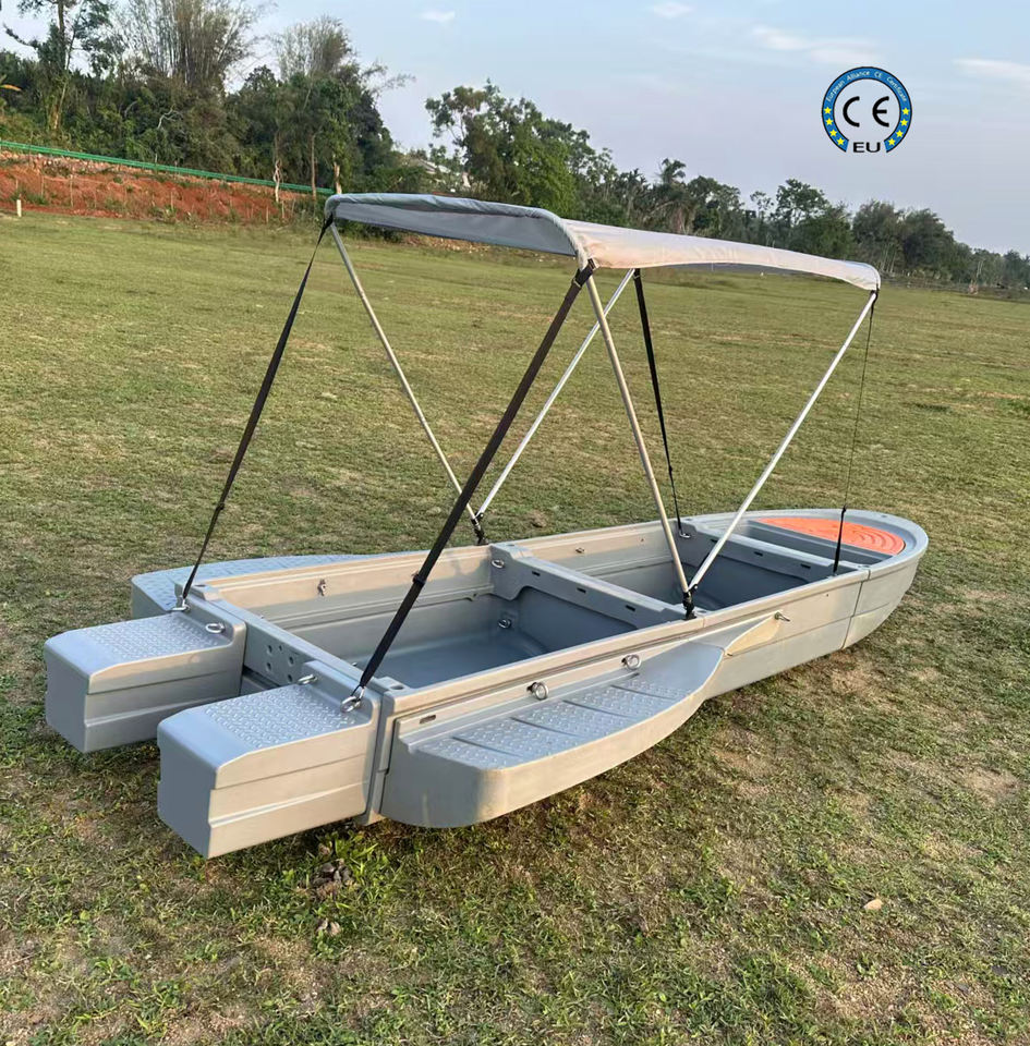 Mini Foldable Boat with Motor - Perfect for Fishing & Fun