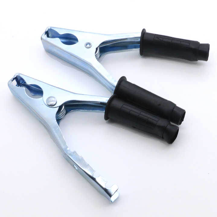 200A Thickened Car Battery Charging Clip Pure Copper with Fire Wire ...
