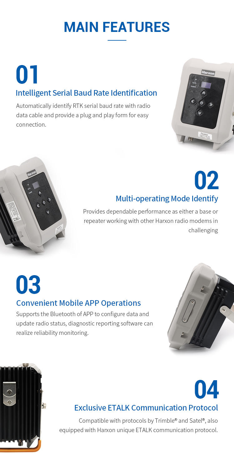 Wholesale Harxon RTK GNSS UHF Radio Outdoor HX-DU8616D Frequency Range ...