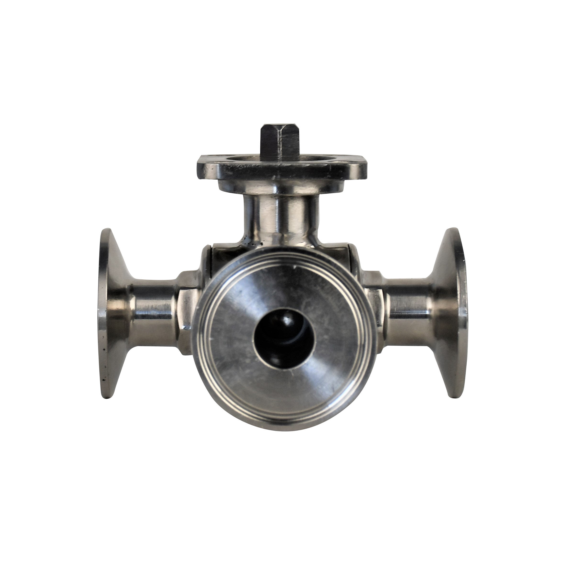 Hk56-wt three-way double acting stainless steel chuck sanitary ...