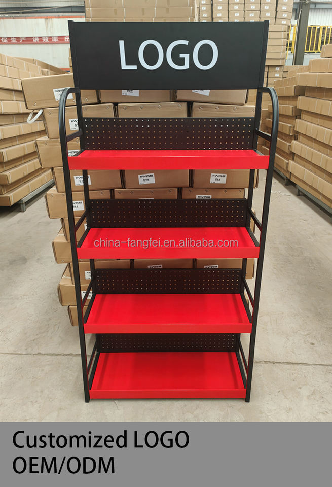 Custom Multi-Functional Auto Repair Display Rack Iron Lubricant Rack ...