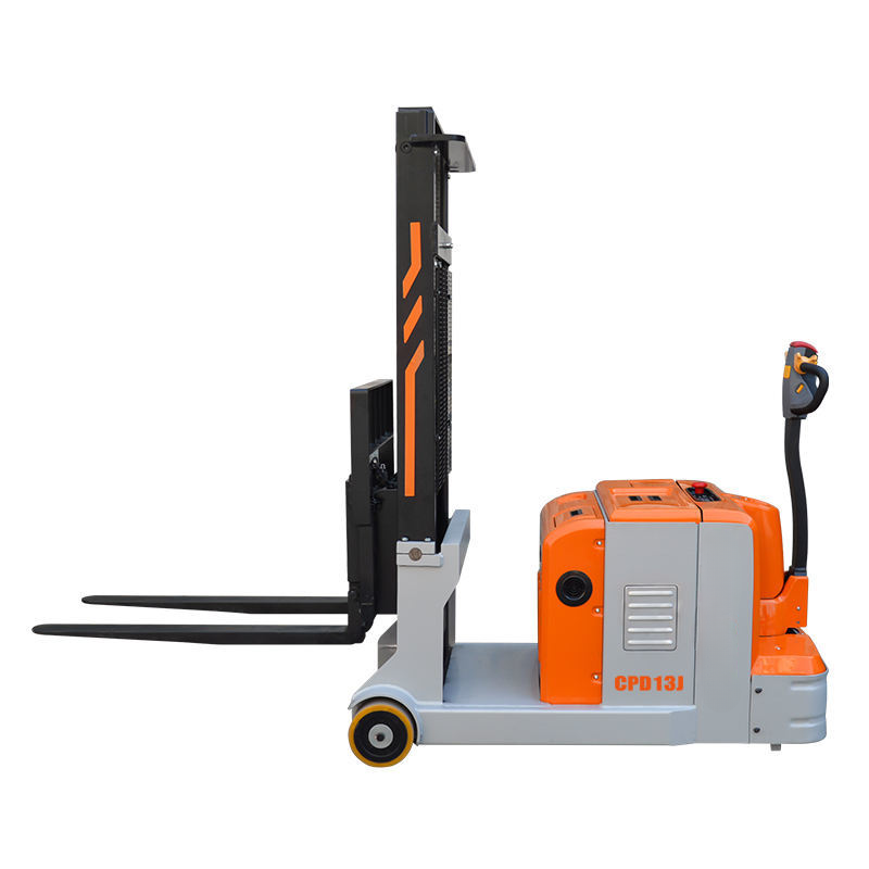 HONGYI Brand Full Electric Pallet Stacker Walking Type Reach Stacker ...