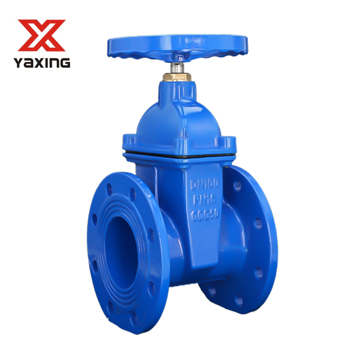 Flanged Ductile Iron Slide Gate Valve Resilient Valves for Water Manual ...