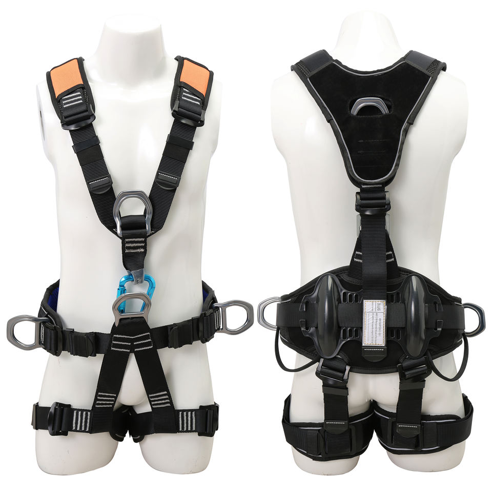 Anti-fall 5-point protection Seat Belt Term Tower Mountaineering Rock ...