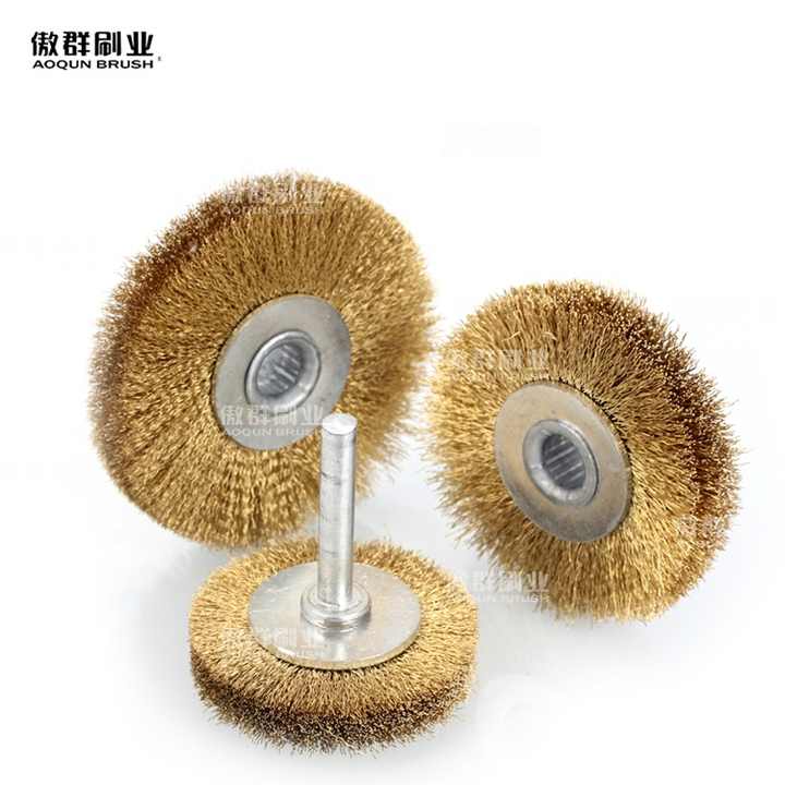 Small Diameter Wire Wheels Brush with Copper Centers
