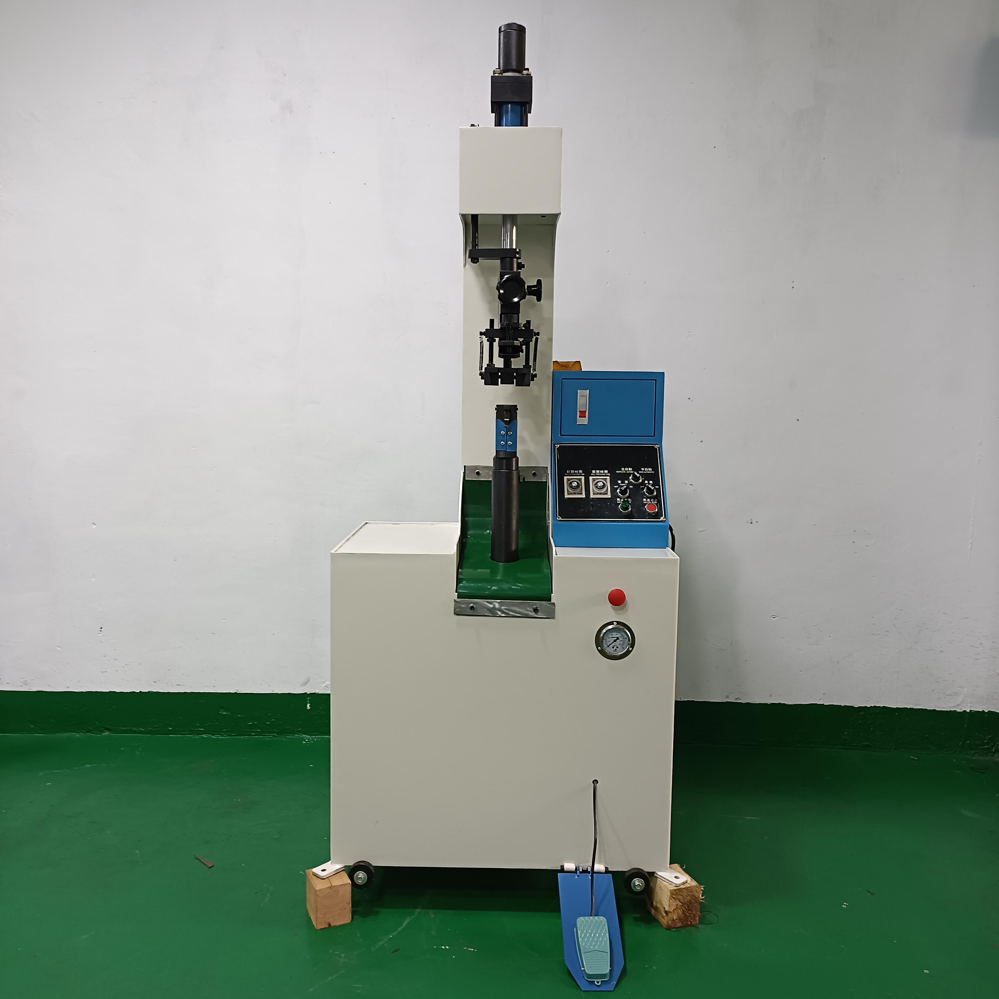 Hydraulic semi-automatic heel nailing mechanism shoe machine square ...
