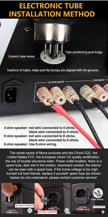 World-class KT88 Vacuum Tube Amplifier for Hi-Fi Music