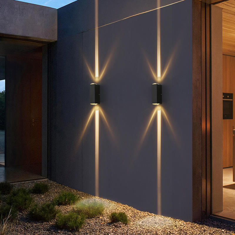 New-Style Cylinder Luxury LED Wall Lamp 3000K Aluminum Indoor Outdoor ...