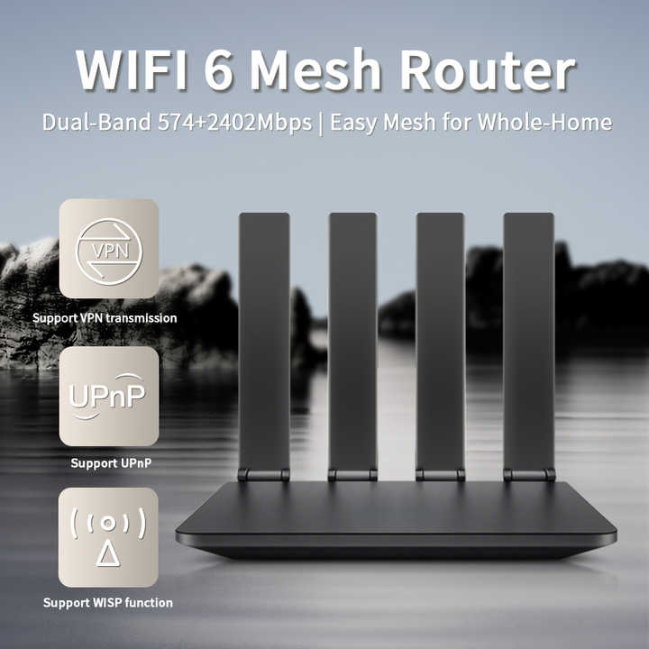 OpenWRT AX3000M WIFI 6 MESH VPN Router High Speed Antennas 3000Mbps ...