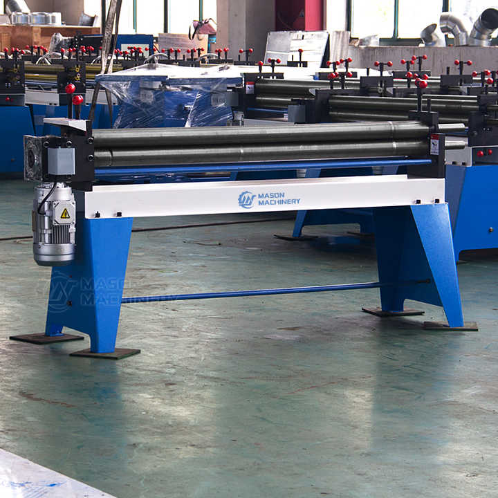 HVAC Duct Machine Galvanized Steel Duct Rolling Machine Electric Three ...