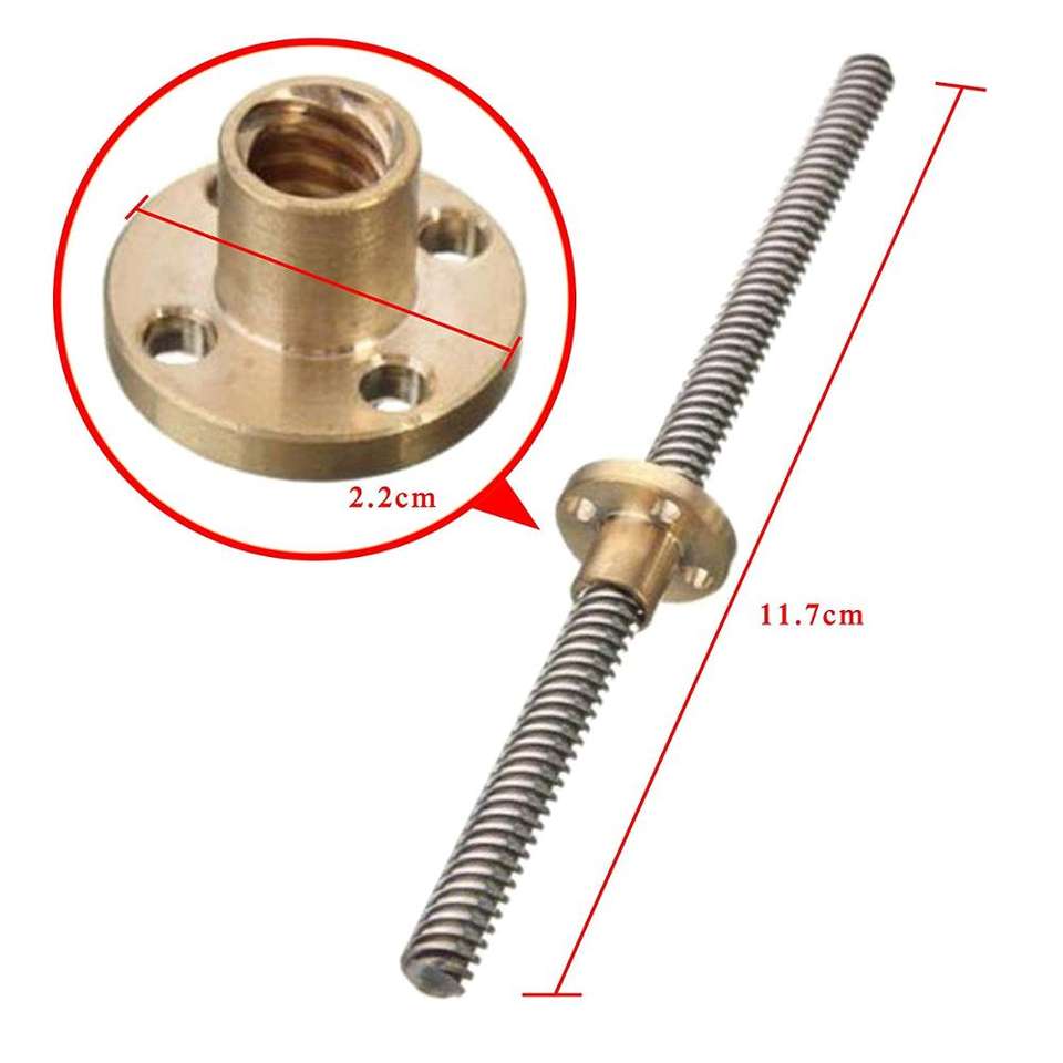 YouQi Lead ScrewT8 Lead Screw with Crew for 3D Printer Z Axis| Alibaba.com