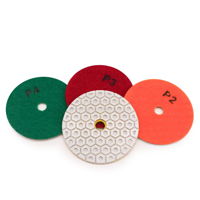 High Quality Premium 100 mm Water Polishing Pad for Stone Marble Tile ...