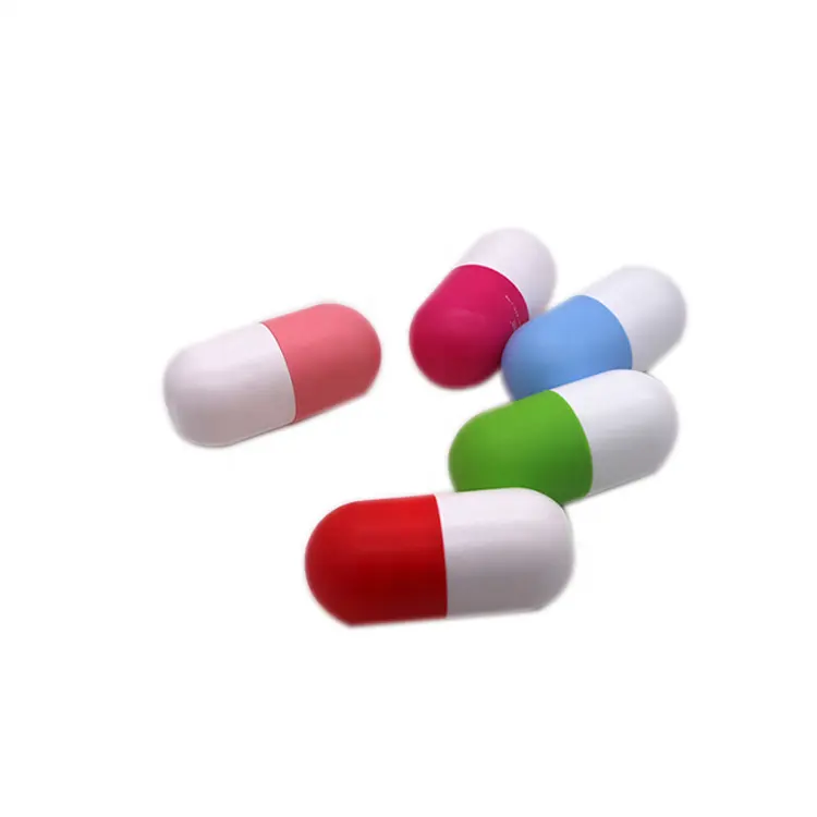180ml HDPE Capsule Shaped Screw Cap Screen Printed Pill Tablet Plastic ...